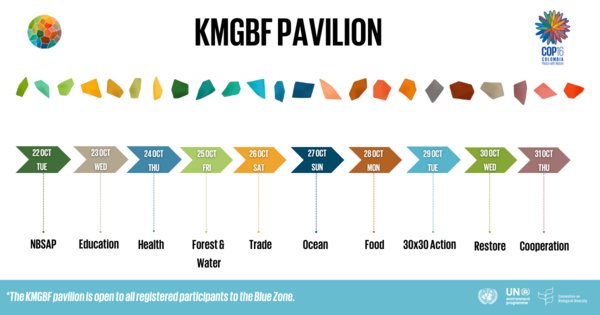 CBD COP 16, 생물다양성 주요 이벤트는?