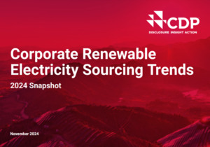 CDP, RE100 약속 기업 10%...재생에너지 전환 지지부진