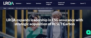 【ESG Deal】골드만삭스의 LRQA, 공급망 배출관리기업 리셋카본 인수